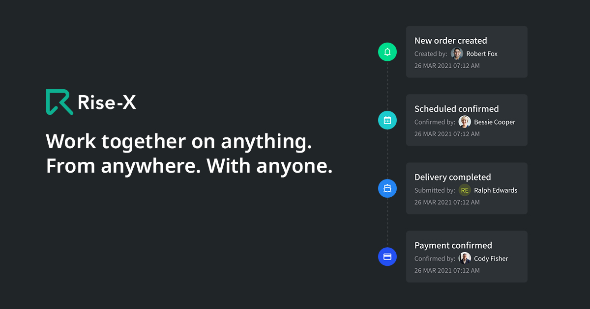 Rise-X | Multi-Party Workflows for Enterprise