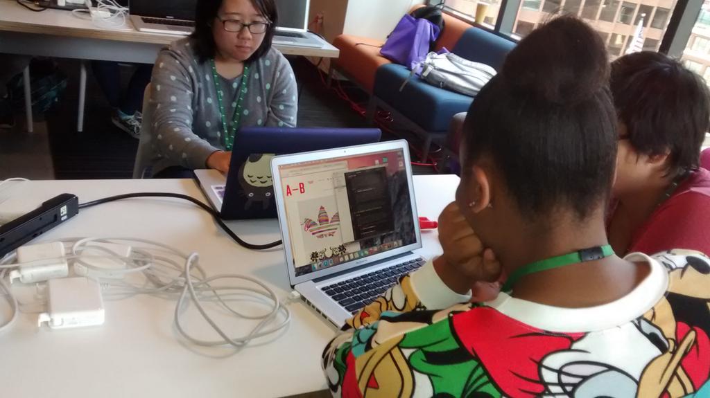 High School Girls Learn JavaScript