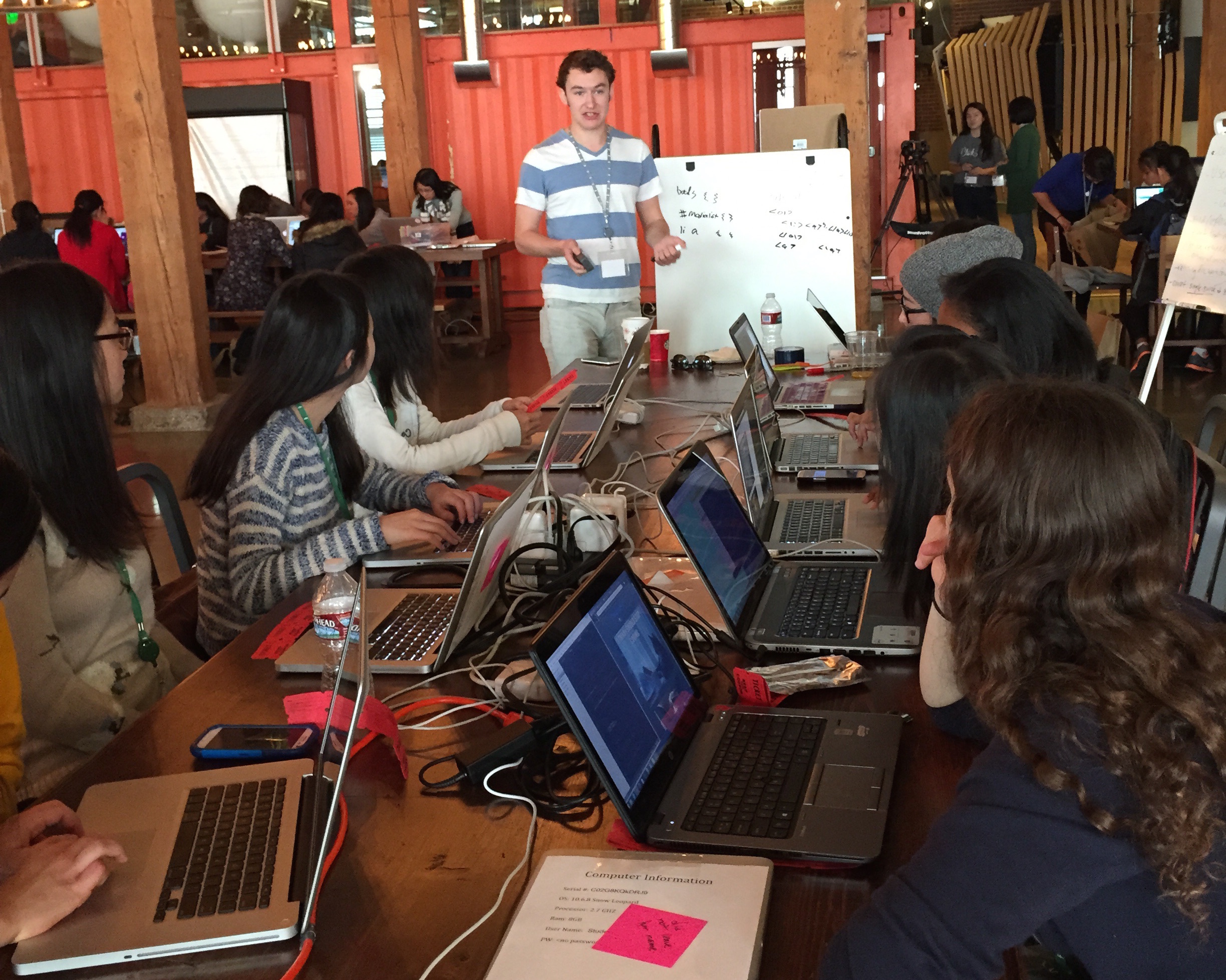 High School Girls Learn JavaScript