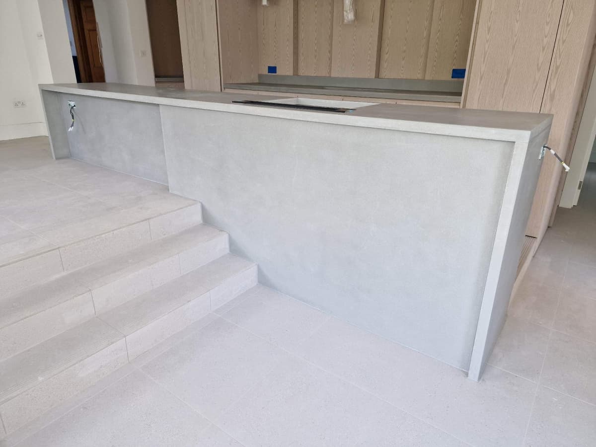 The 4.5M Concrete Marvel: A 50mm Thick ASH Kitchen Design