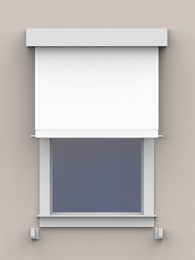 Bullet-Resistant Window Shades: Locking Hem Bar