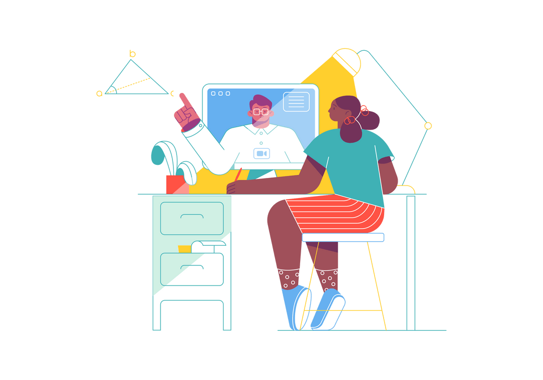 Education & Remote Learning Illustrations | DrawKit - Beautiful vector ...