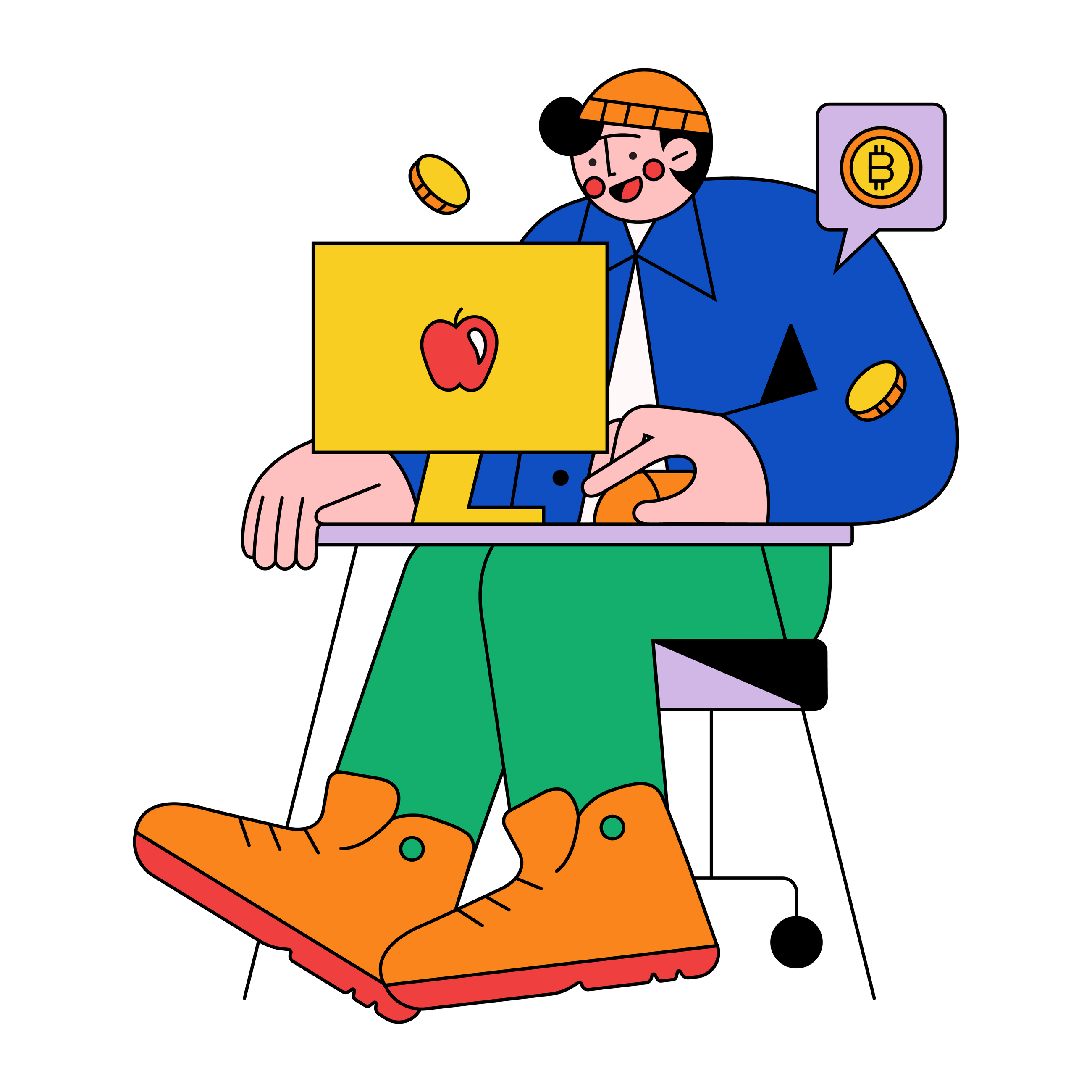 Finn Character Illustrations | DrawKit - Beautiful vector illustrations