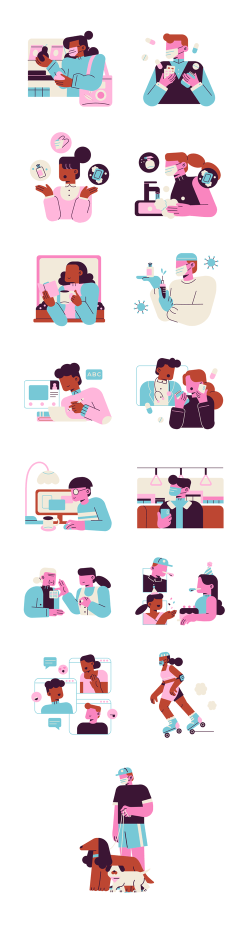 COVID-19 & Vaccinations Illustrations | DrawKit - Beautiful vector illustrations