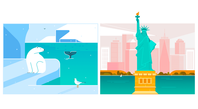 Landscape & Scenery Illustrations | DrawKit - Beautiful vector ...