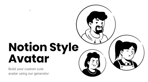 Notion Style Avatar Creator | DrawKit - Beautiful vector illustrations