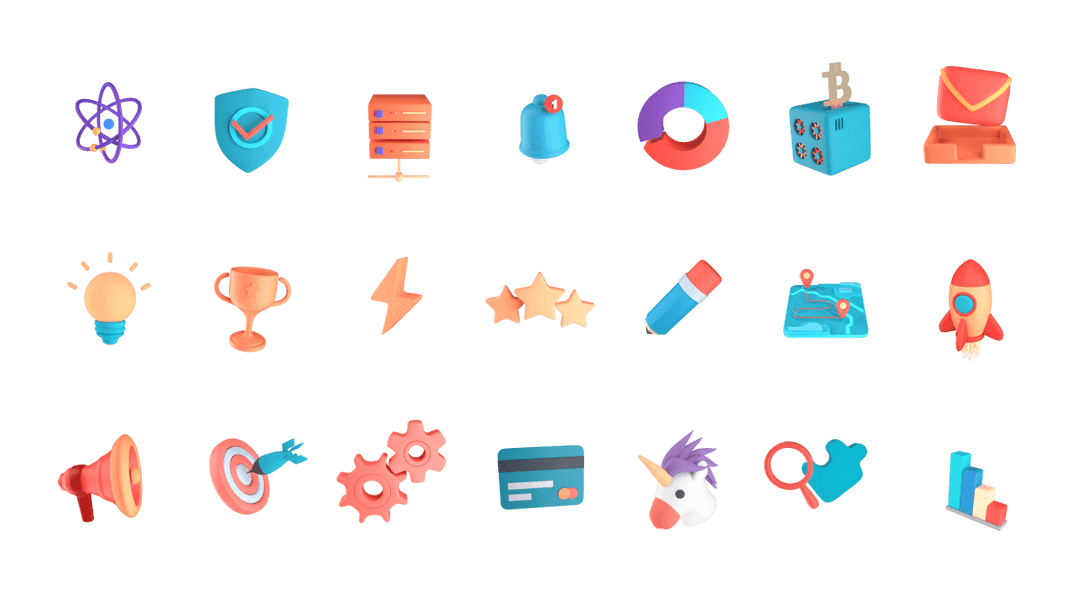 3D Startup & Tech Animated Icons | DrawKit 3D Startup & Tech Animated Icons | DrawKit