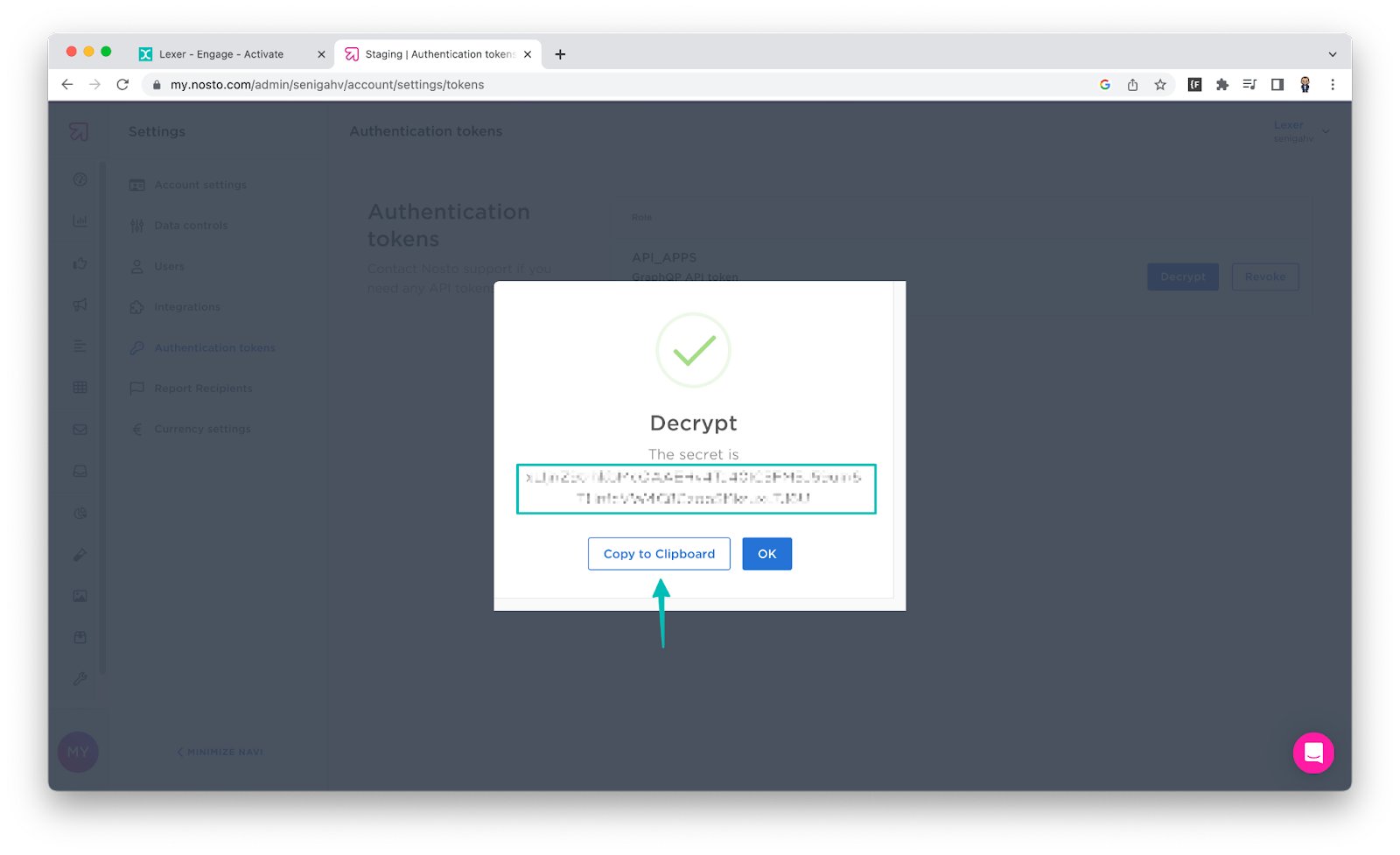 Lexer Integration > Nosto
