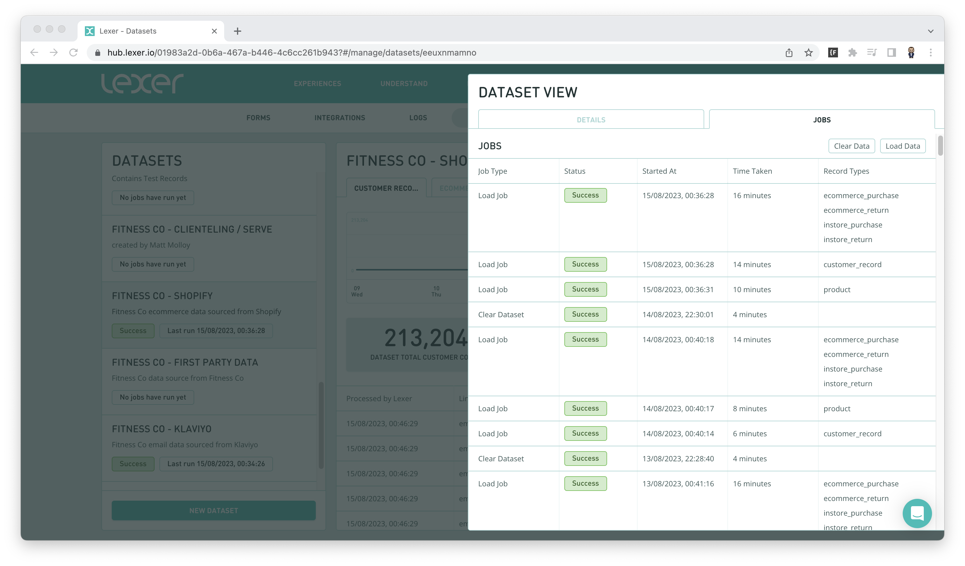 Data > Datasets > Dataset management in the Hub