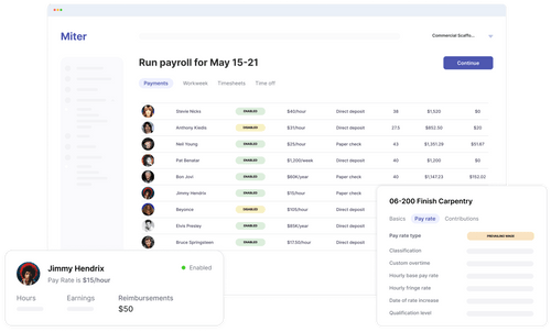 Miter - Payroll & HR for Construction