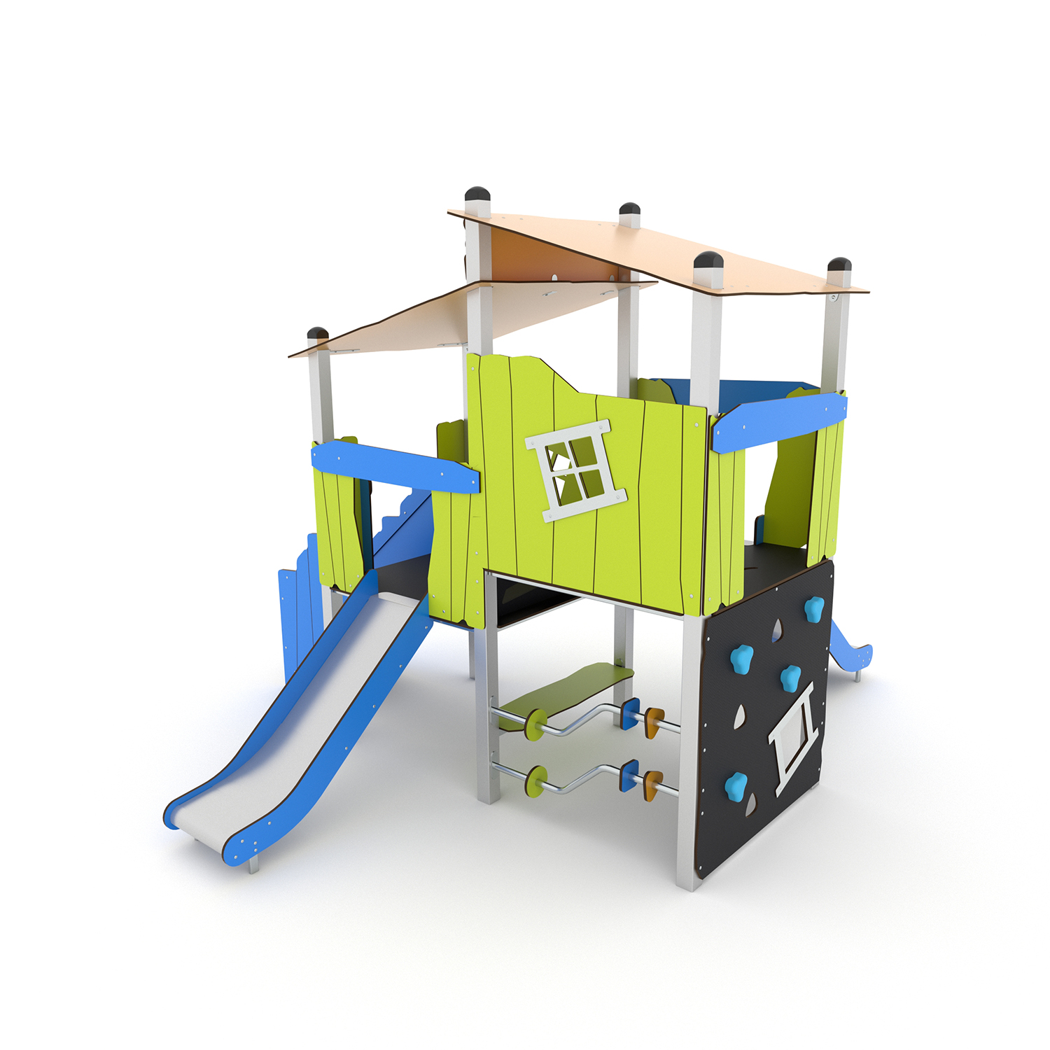Small Colourful Climbing Play Structure | Morti Sport & Play Equipment