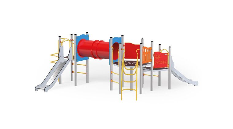 Small Single Cartoon House Play Structure 3 | Morti Sport & Play Equipment