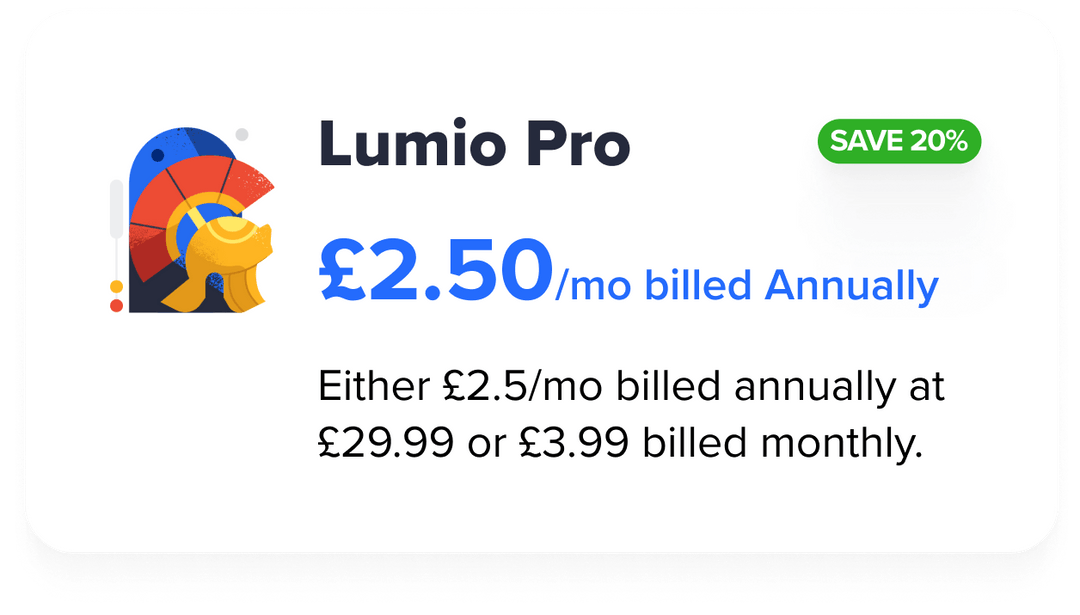 Lumio - Find financial peace of mind in minutes