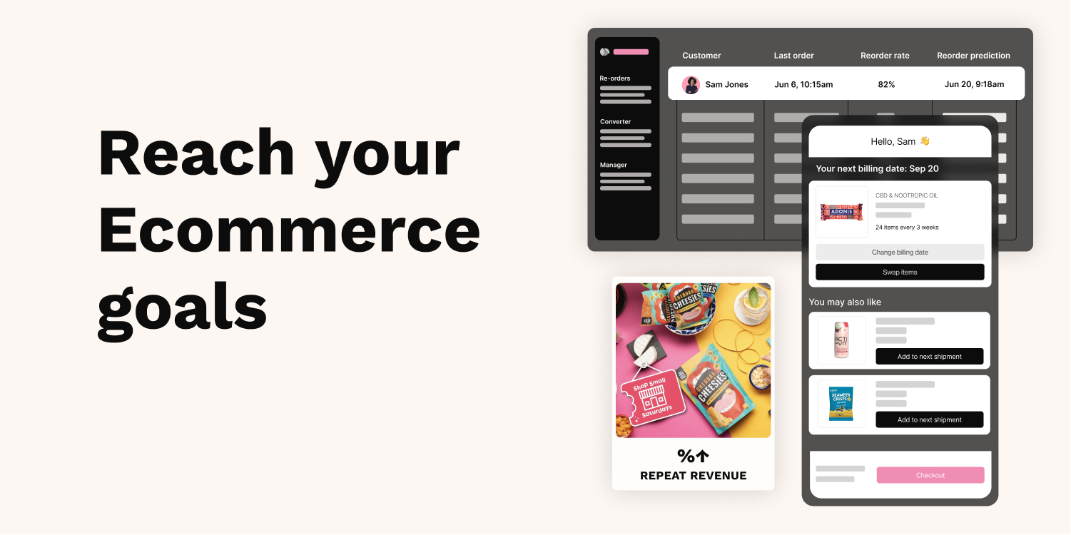 Reach your Ecommerce goals
