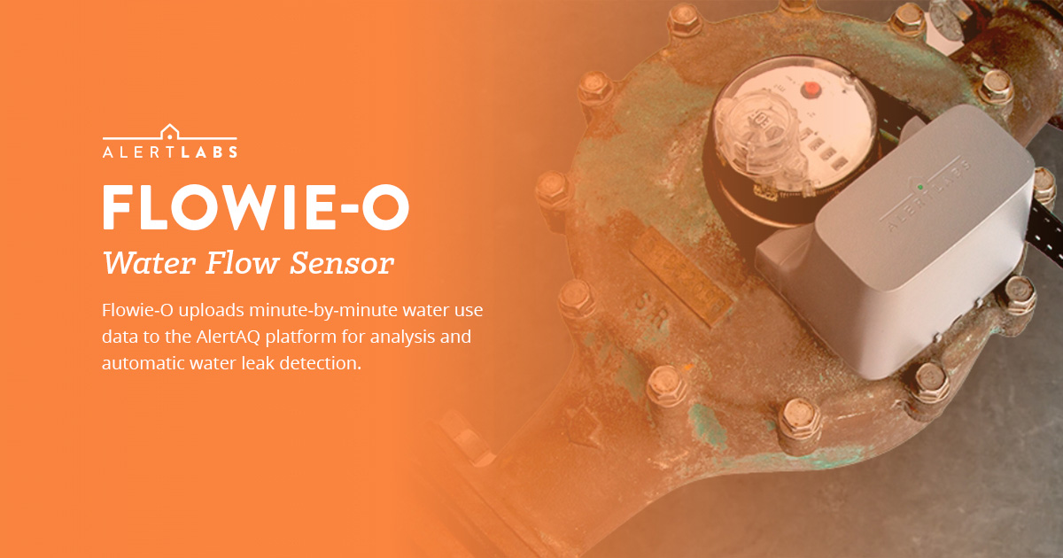 Smart Water Flow Meter | Flowie-O Water Sensor - Alert Labs