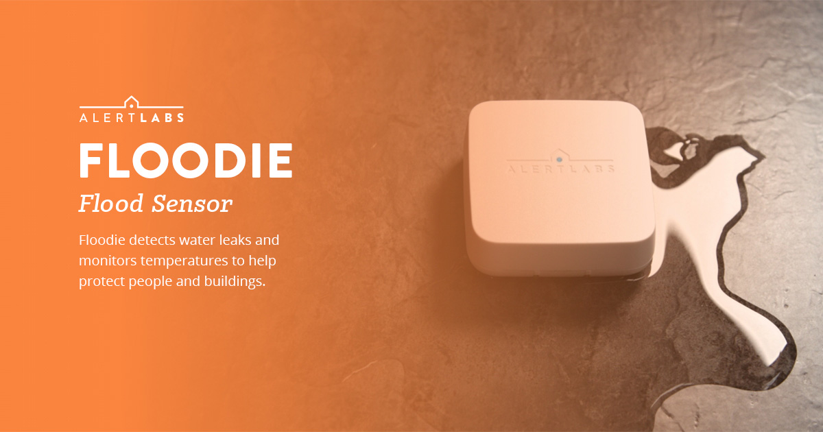 Smart Water Leak Detector | Floodie Flood Sensor - Alert Labs