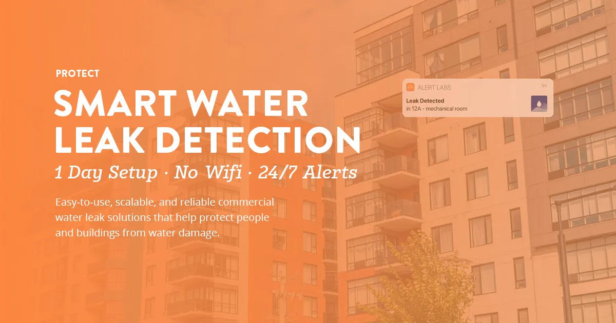 Water Leak Detection for Businesses | Alert Labs