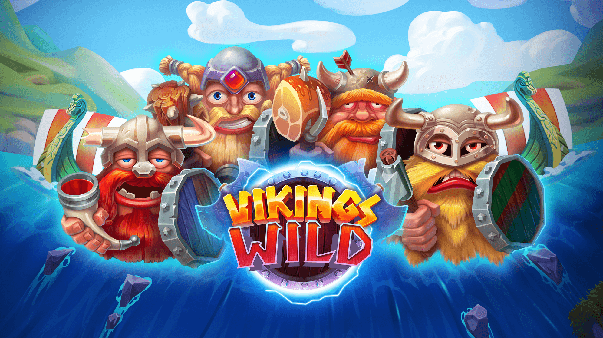 Vikings Wild - New Casino Slot by ELA Games Provider!