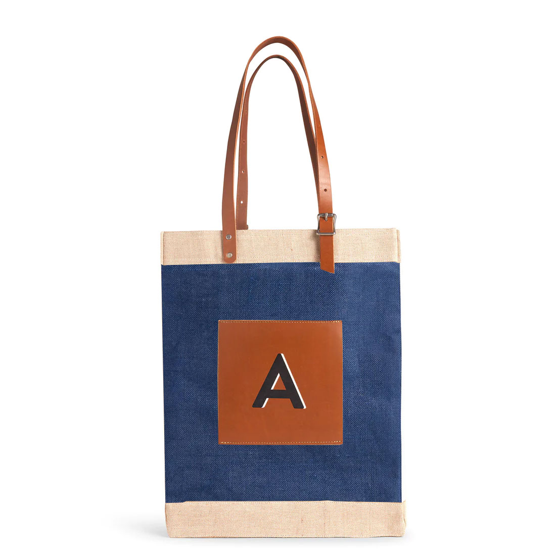 Apolis® Market Bag in Navy Collection with Detachable Straps (Alphabet ...