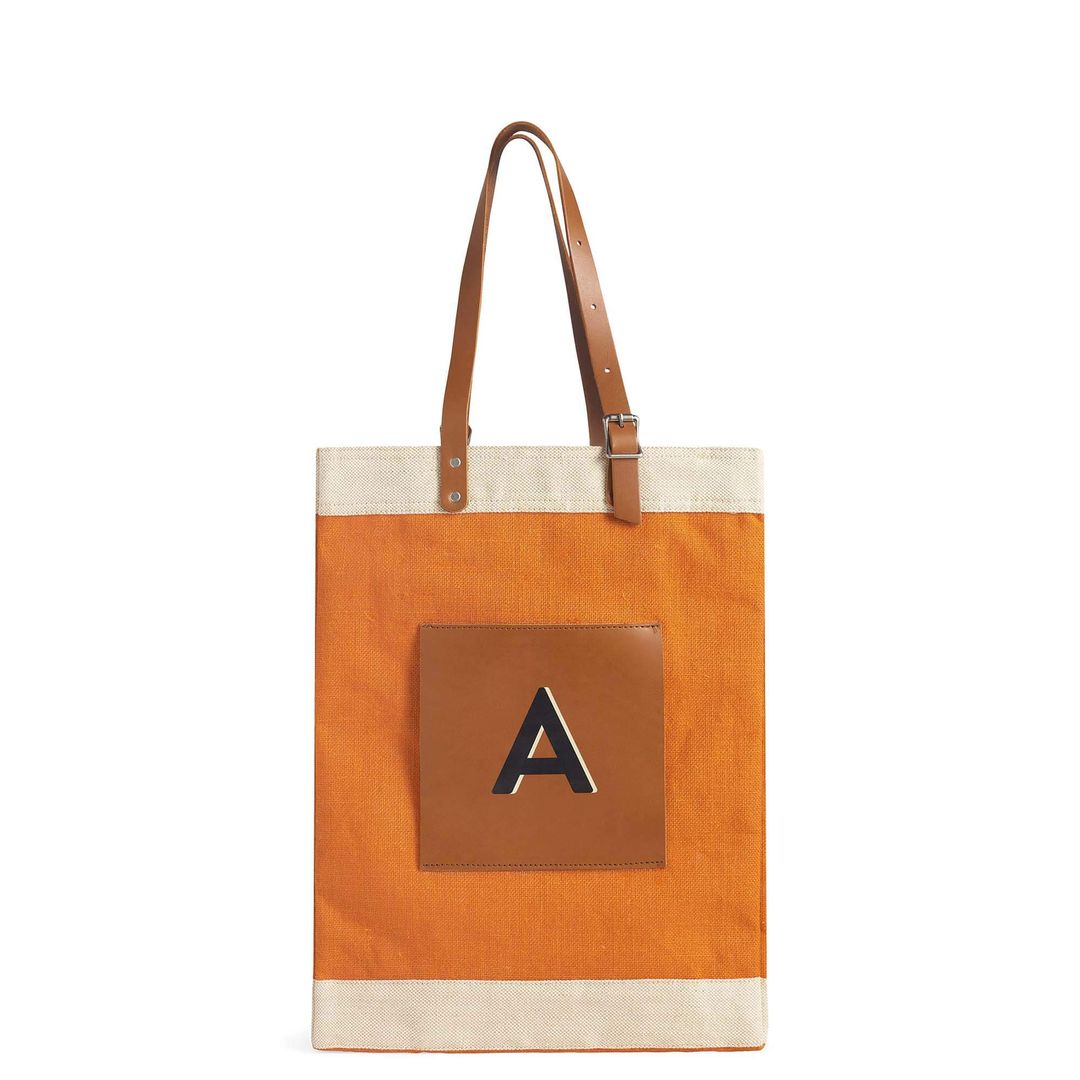 Apolis® Market Bag in Citrus Alphabet Collection