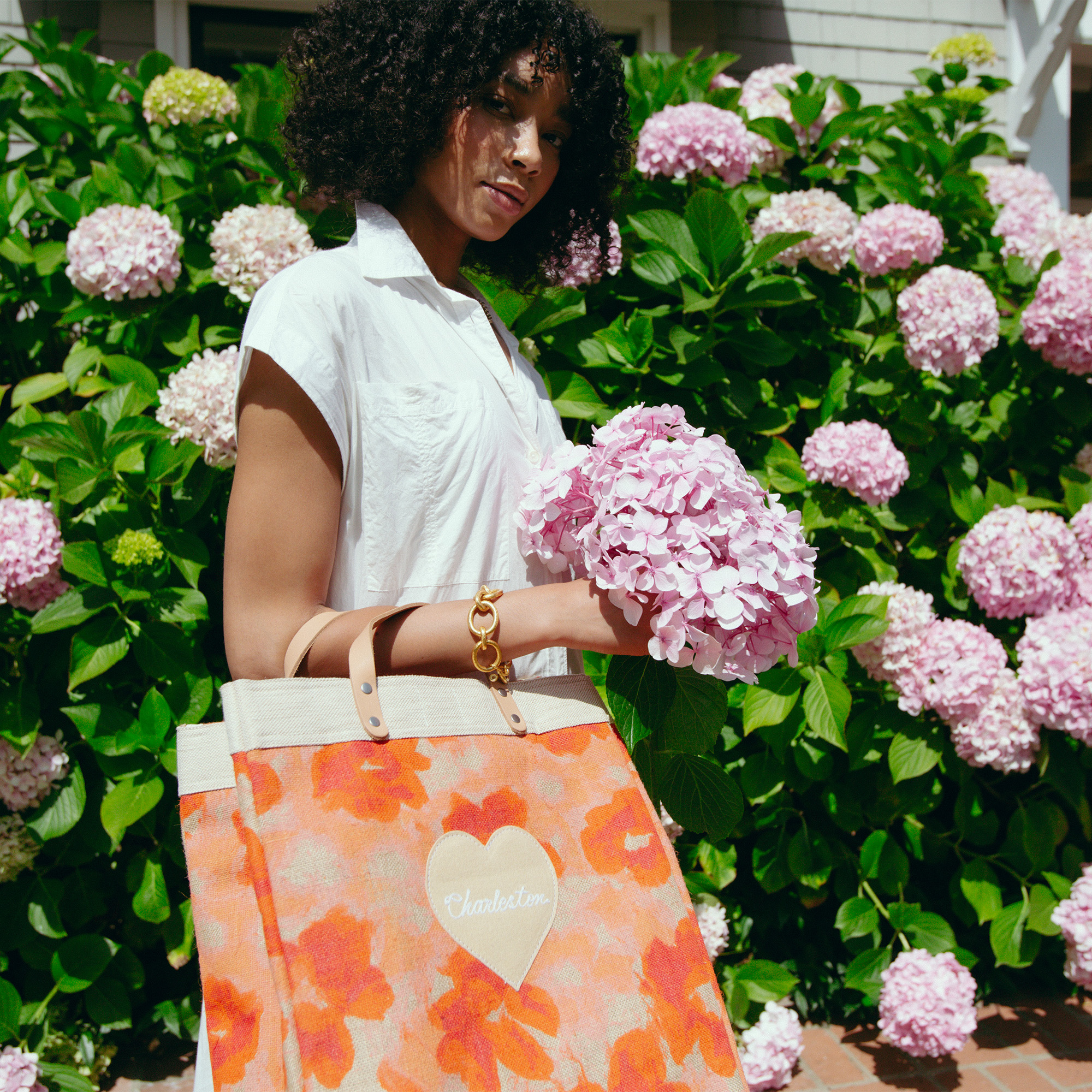 The Apolis® Original Market Bag with Embroidered Heart