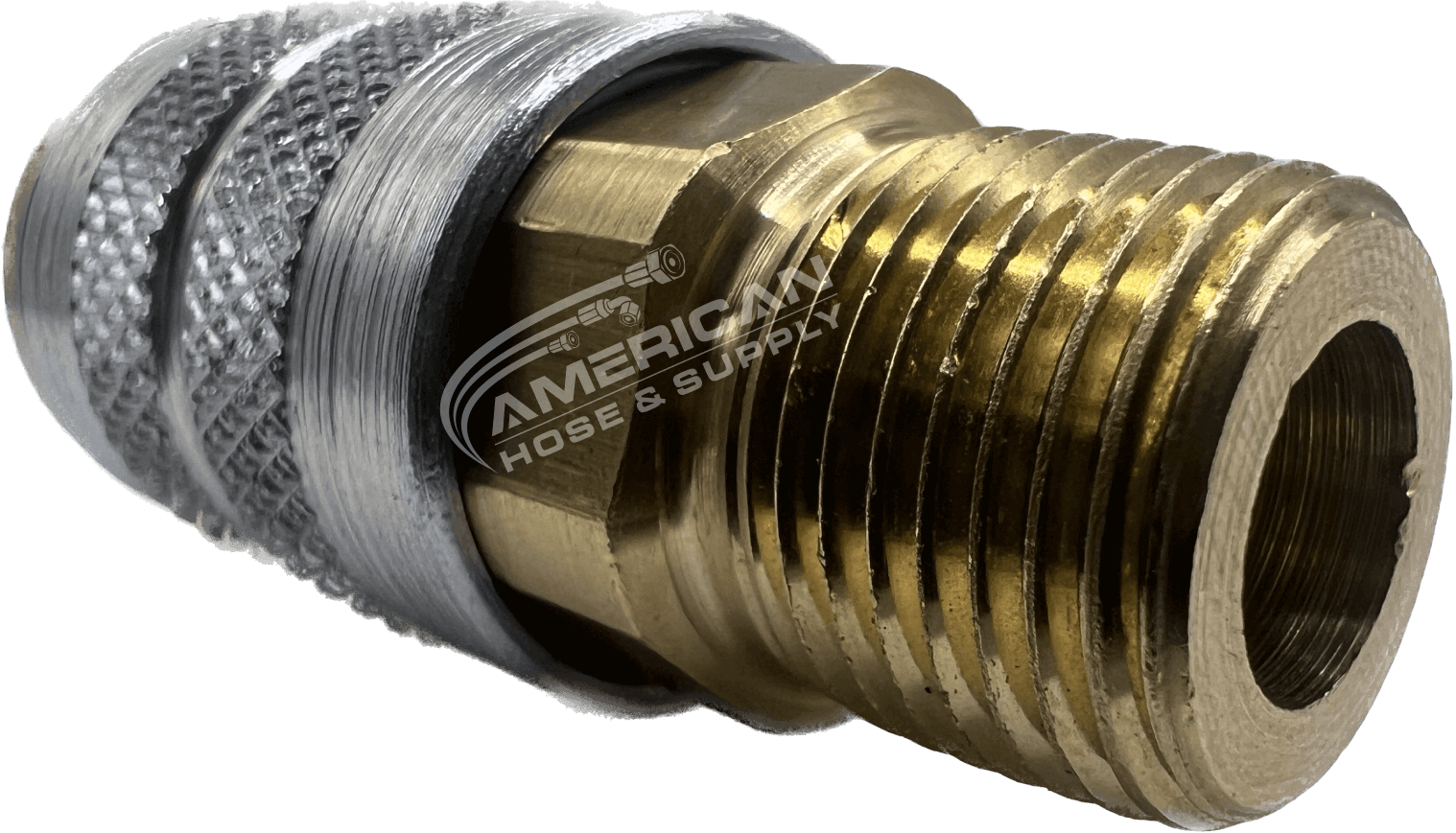 Pneumatic Manual Male Threaded Coupler - DC2103