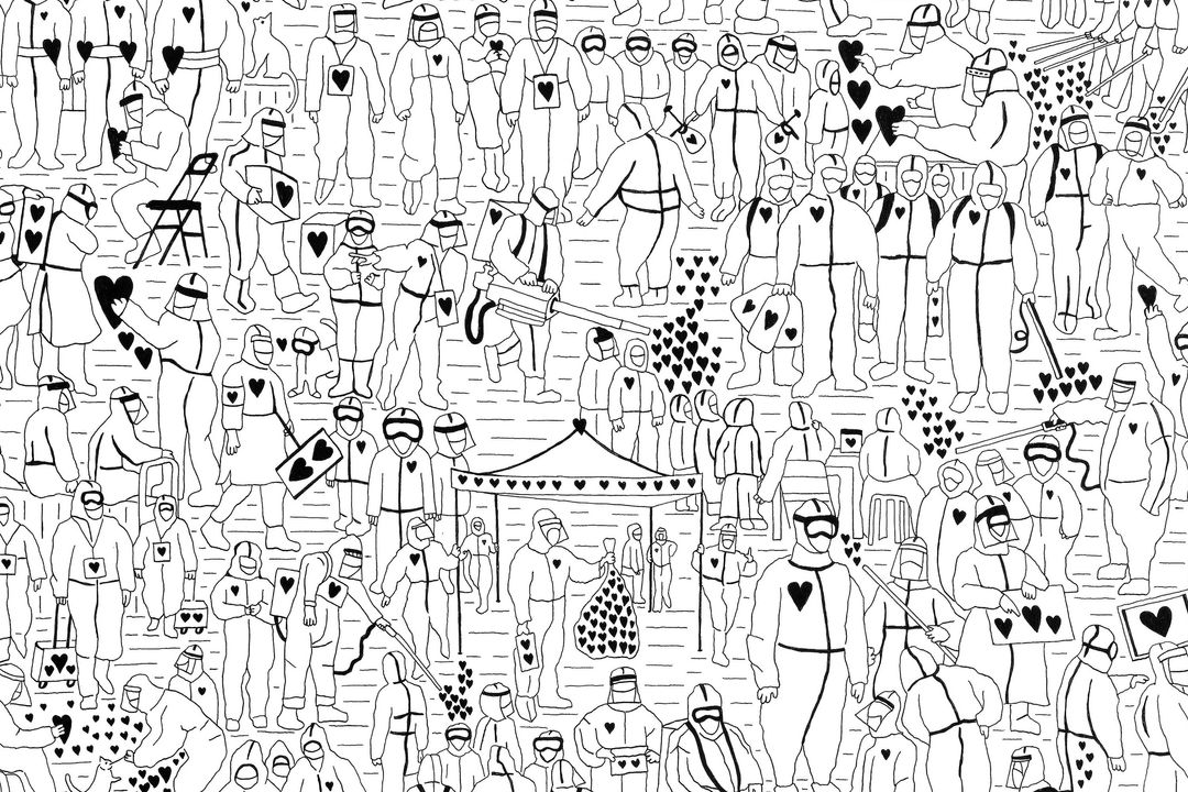 BIG WHITES | Drawing By Gareth Fuller