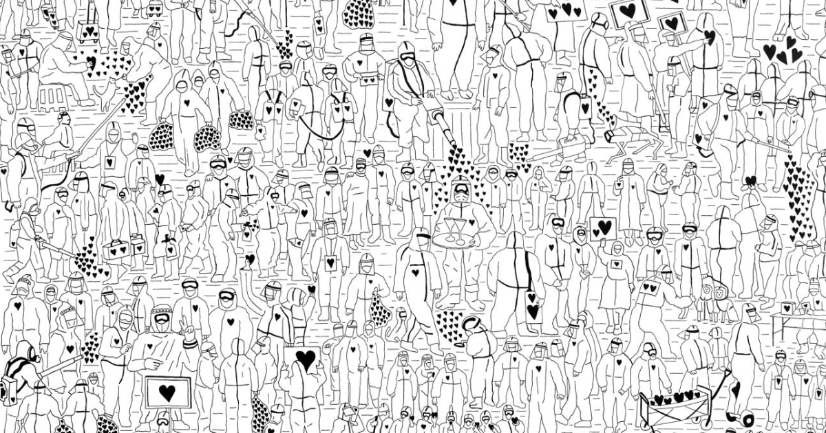 BIG WHITES | Drawing By Gareth Fuller