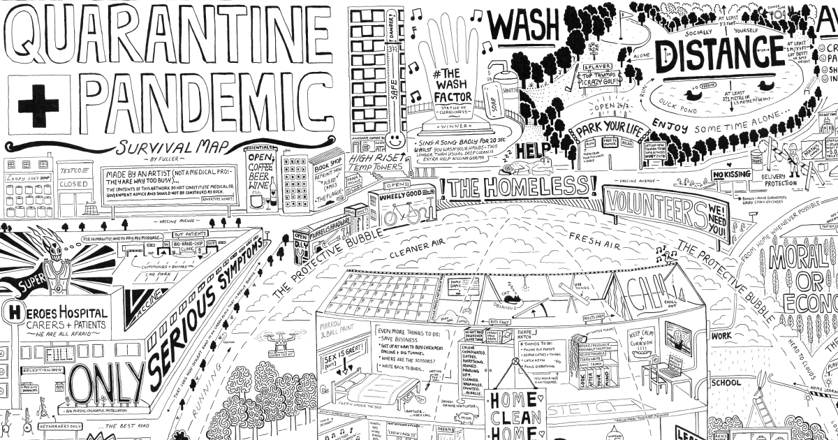 QUARANTINE + PANDEMIC SURVIVAL MAP | By Gareth Fuller