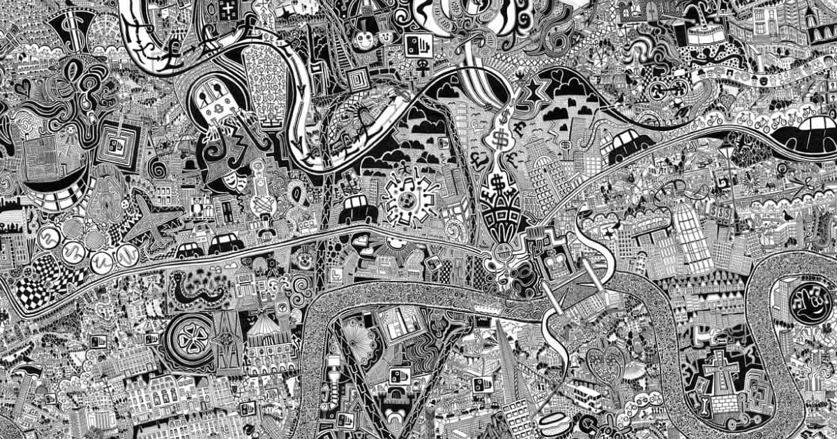 LONDON TOWN | Map by Gareth Fuller