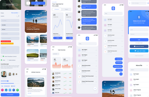 Grial UI Kit, Beautiful XAML templates for your .NET MAUI and Xamarin ...