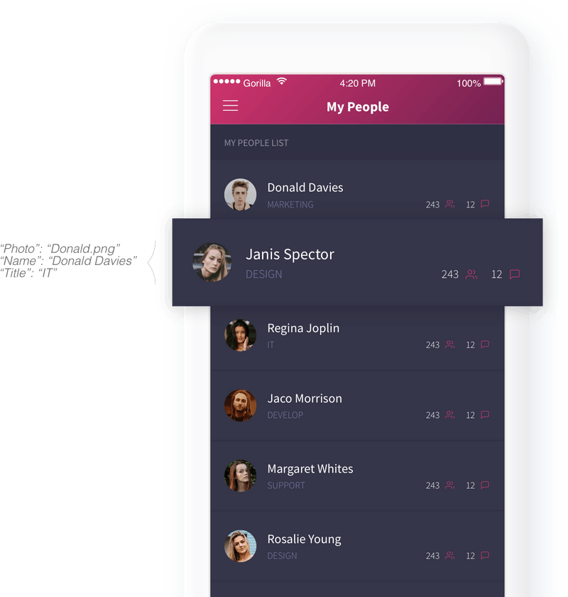 Gorilla Player XAML Live Preview - Grial UI Kit For Xamarin Forms