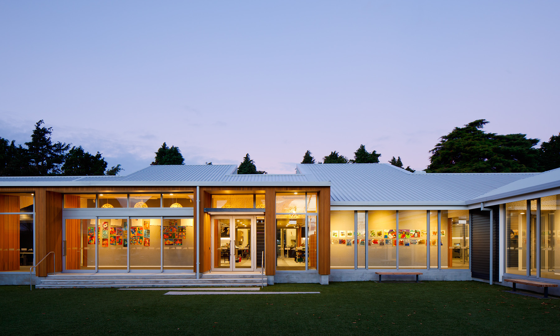 Hutt International Boys' School: Art Block | Work // Mahi