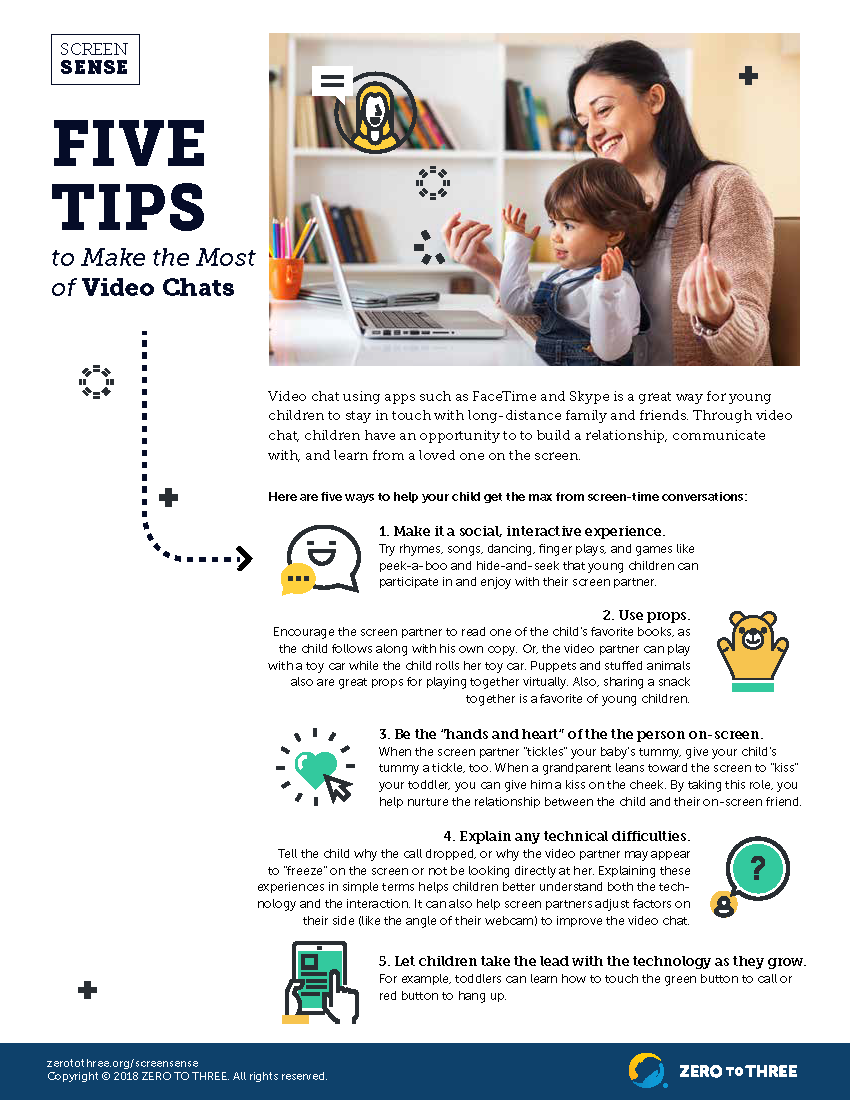 Facetiming with Family | Mount Sinai Parenting Center