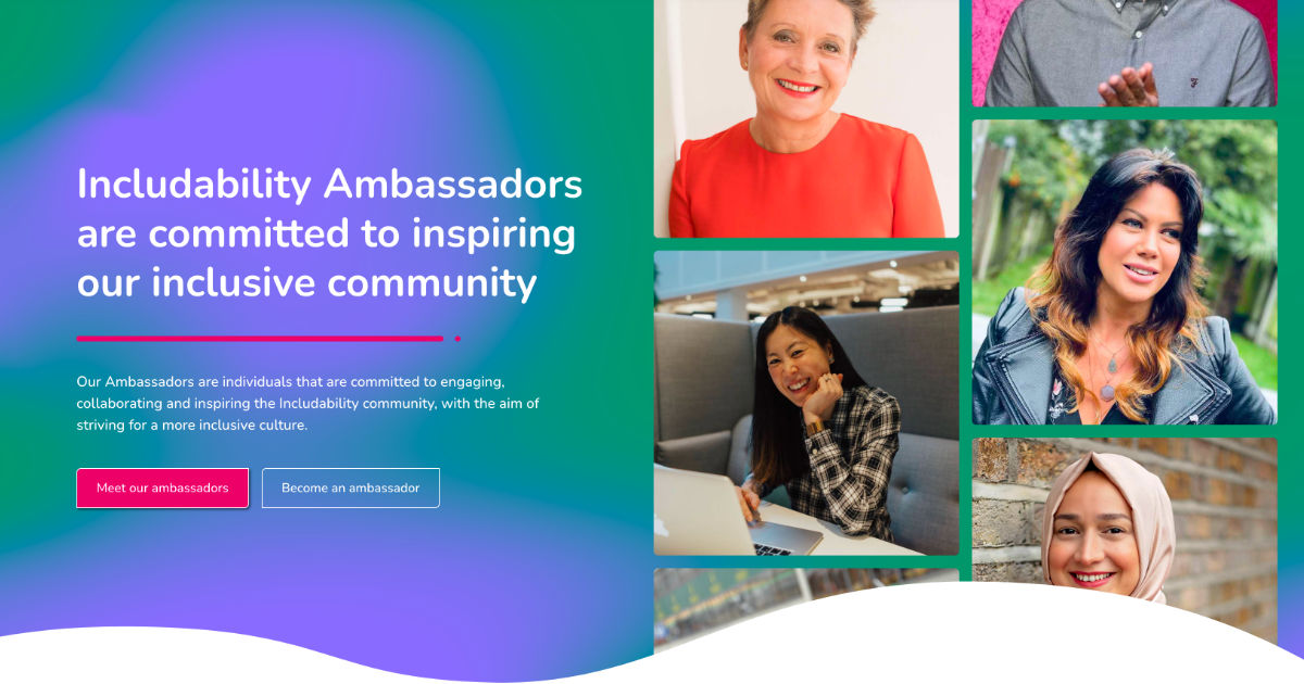 Ambassadors | Includability the standard for an inclusive workforce