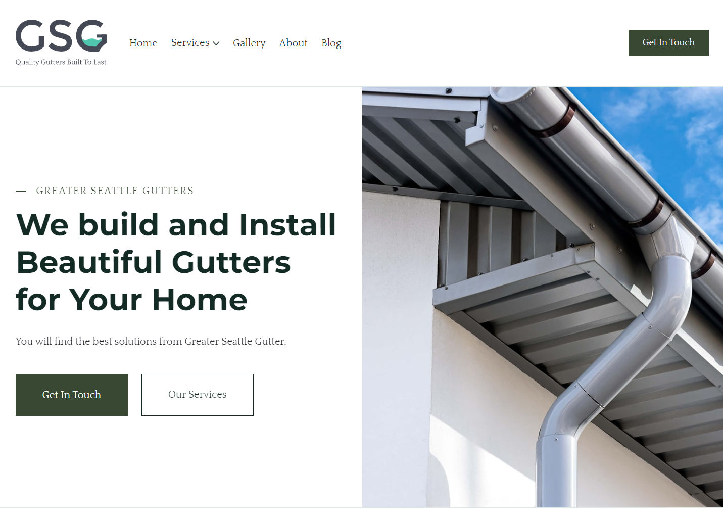 Greater Seattle Gutters | Quality Gutters Built To Last