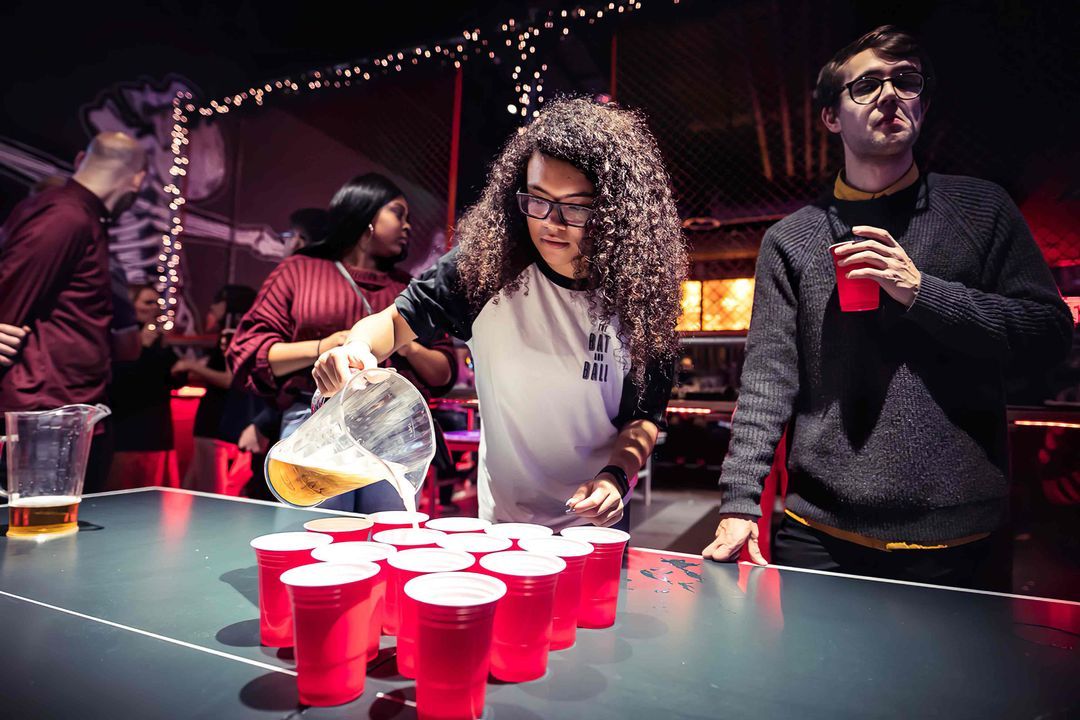 Bat & Ball • East London's mecca of Ping Pong, Live Sport and Events