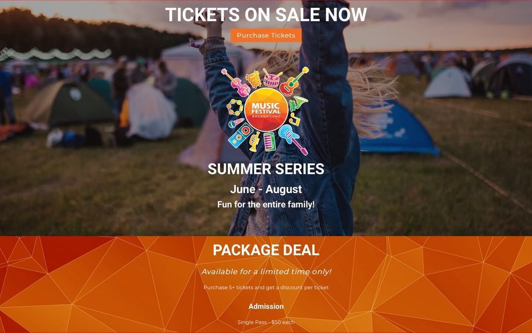 Free Event Ticketing Page Templates | Sell Tickets Online