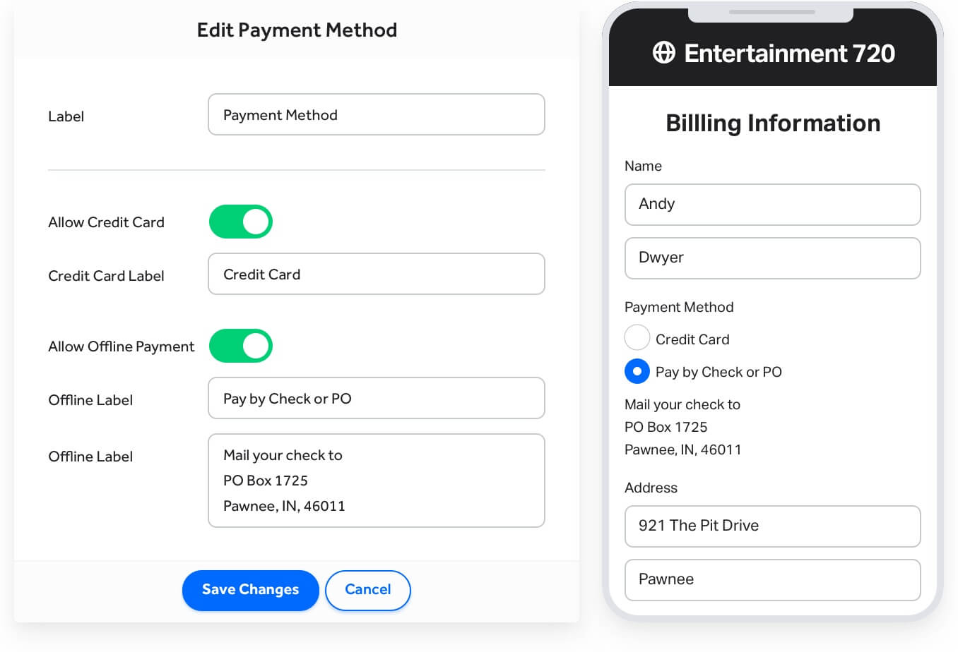 Sell Tickets Online and Accept Mailed Check Payments