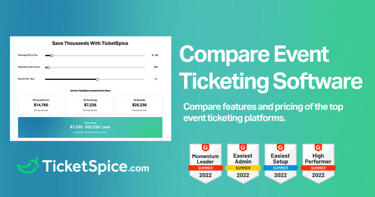 Compare TicketSpice vs Etix | Pricing & Features | Etix Alternative