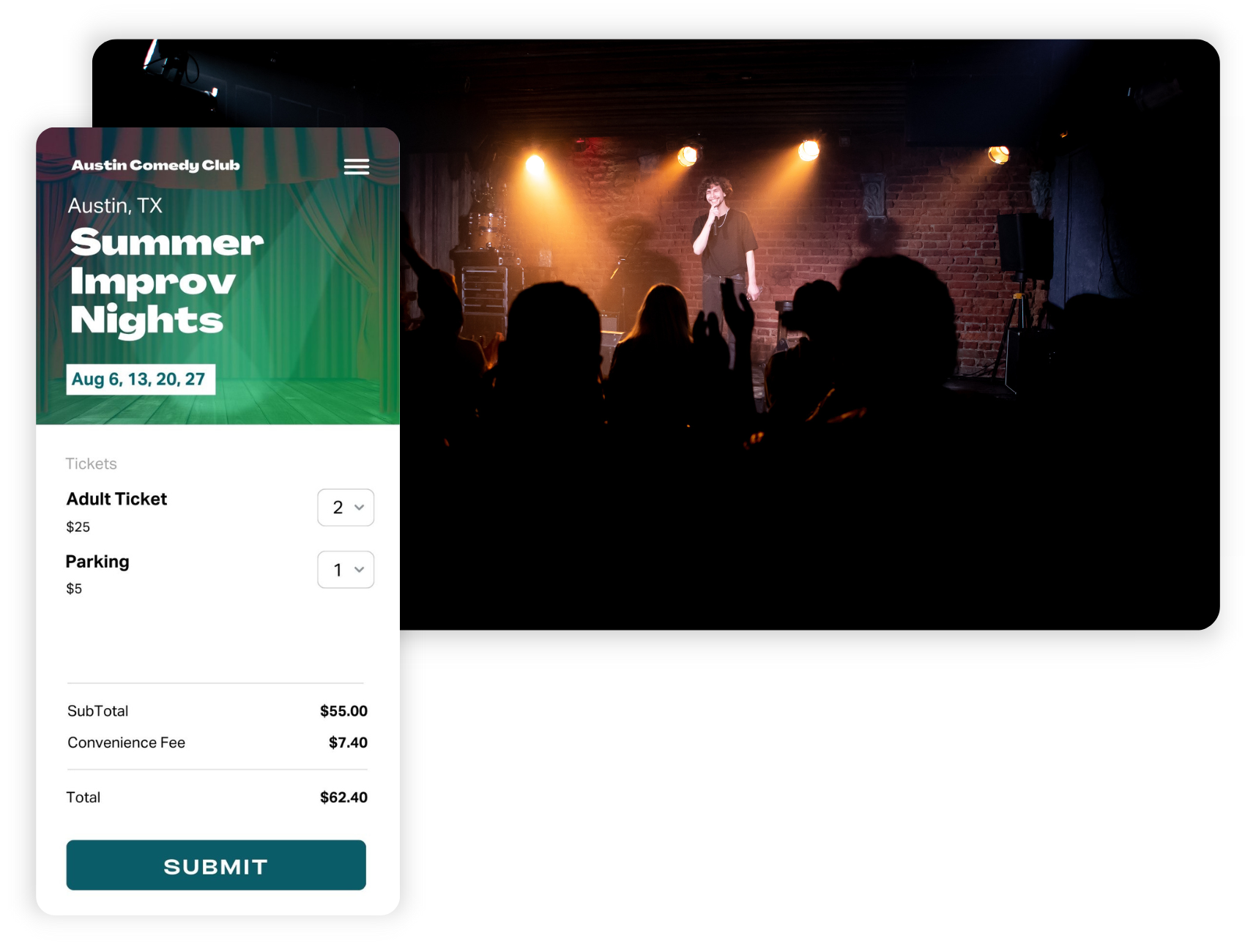 Sell Comedy Event Tickets Online With TicketSpice