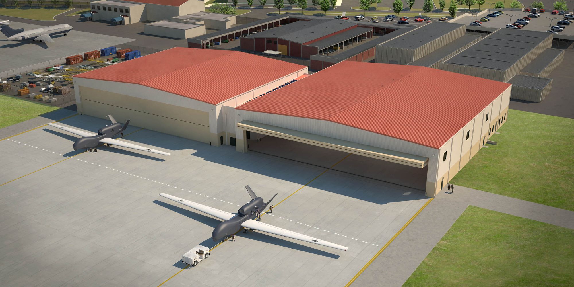 Global Hawk Maintenance and Operations Hangar
