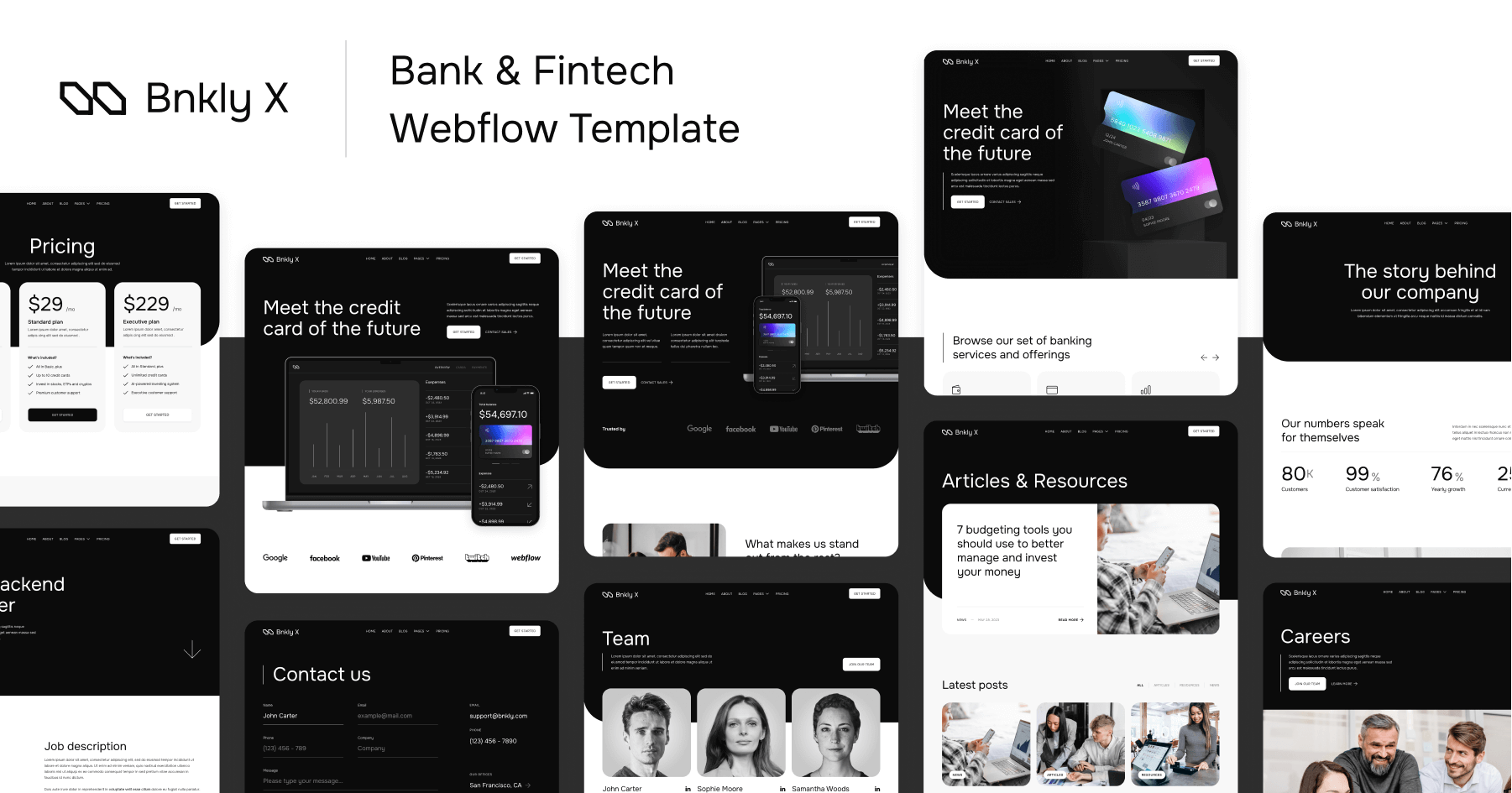 Email Confirmation - Bnkly X - Webflow Ecommerce website template