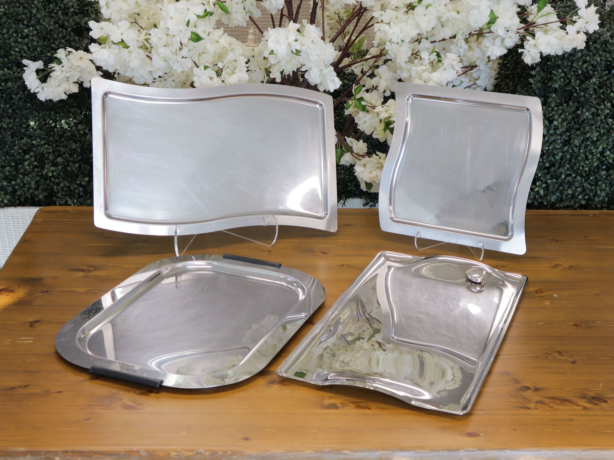 Fancy Food Display Trays & Stands | Triple T Party Rentals