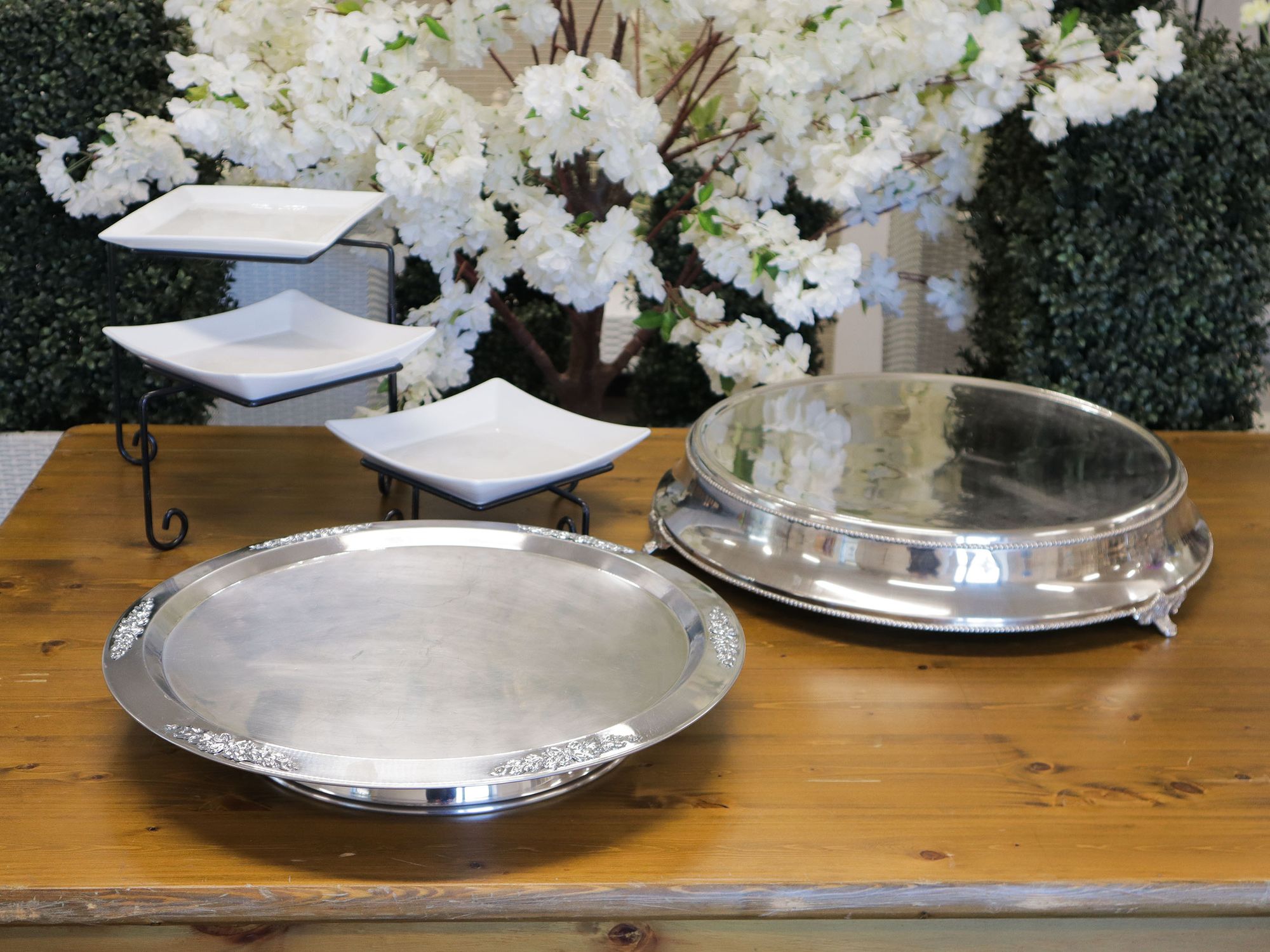 Fancy Food Display Trays & Stands | Triple T Party Rentals