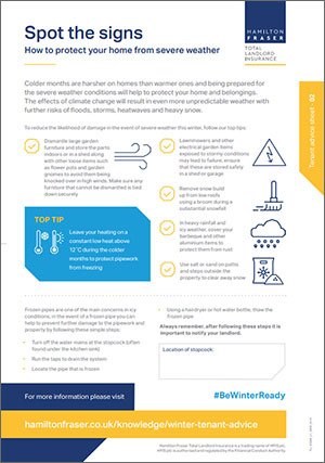 Tenant advice: Spot the signs - Total Landlord Insurance
