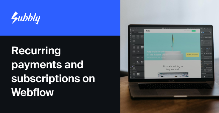 Recurring payments and subscriptions on Webflow