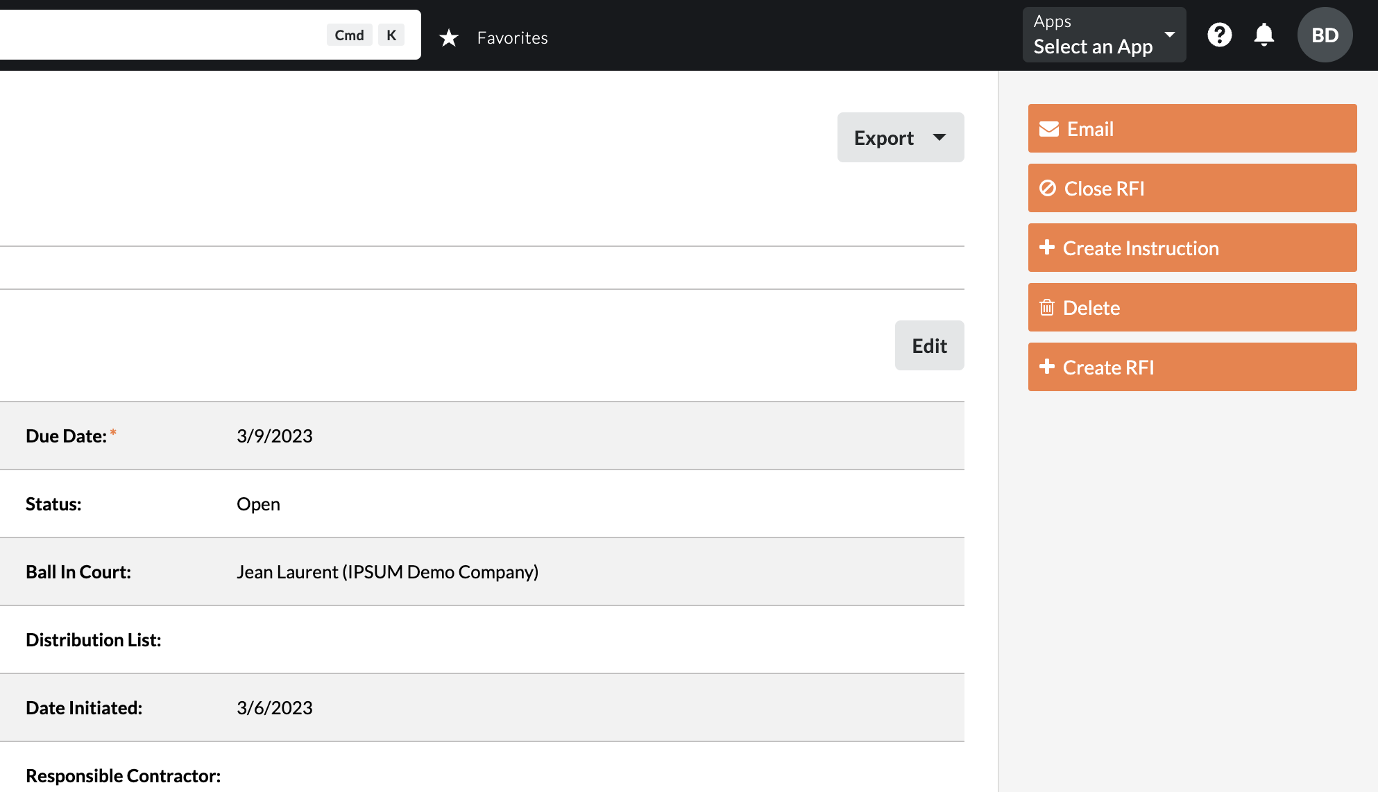 Integration With Procore ProPlanner