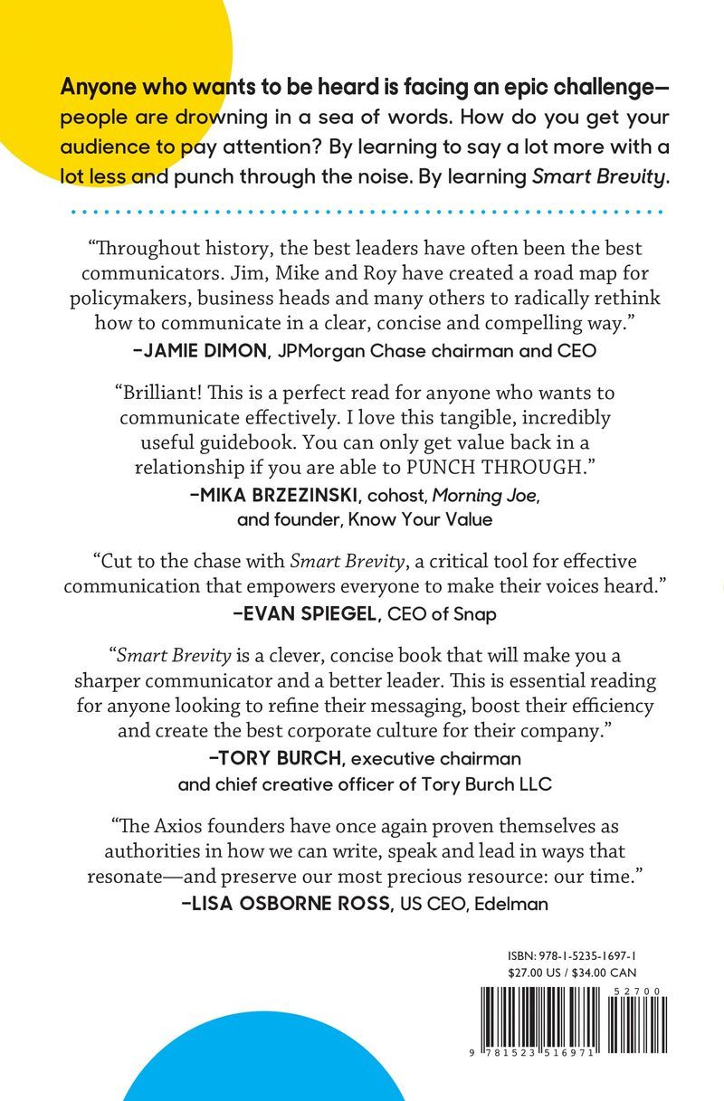 Axios - Smart Brevity: The power of saying more with less