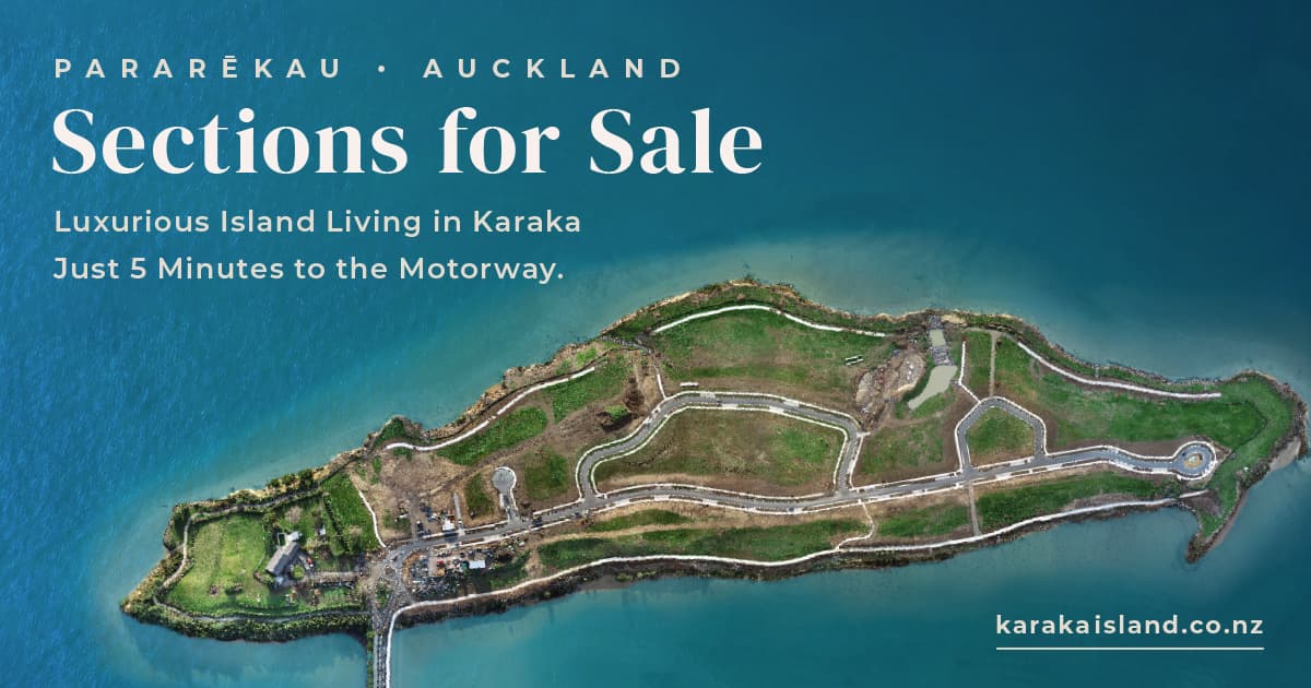 Sections for Sale on Pararēkau Island, Karaka, Auckland